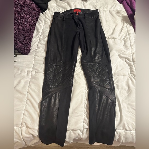 Saks Fifth Avenue | Pants & Jumpsuits | Saks Fifth Avenue Faux Leather ...